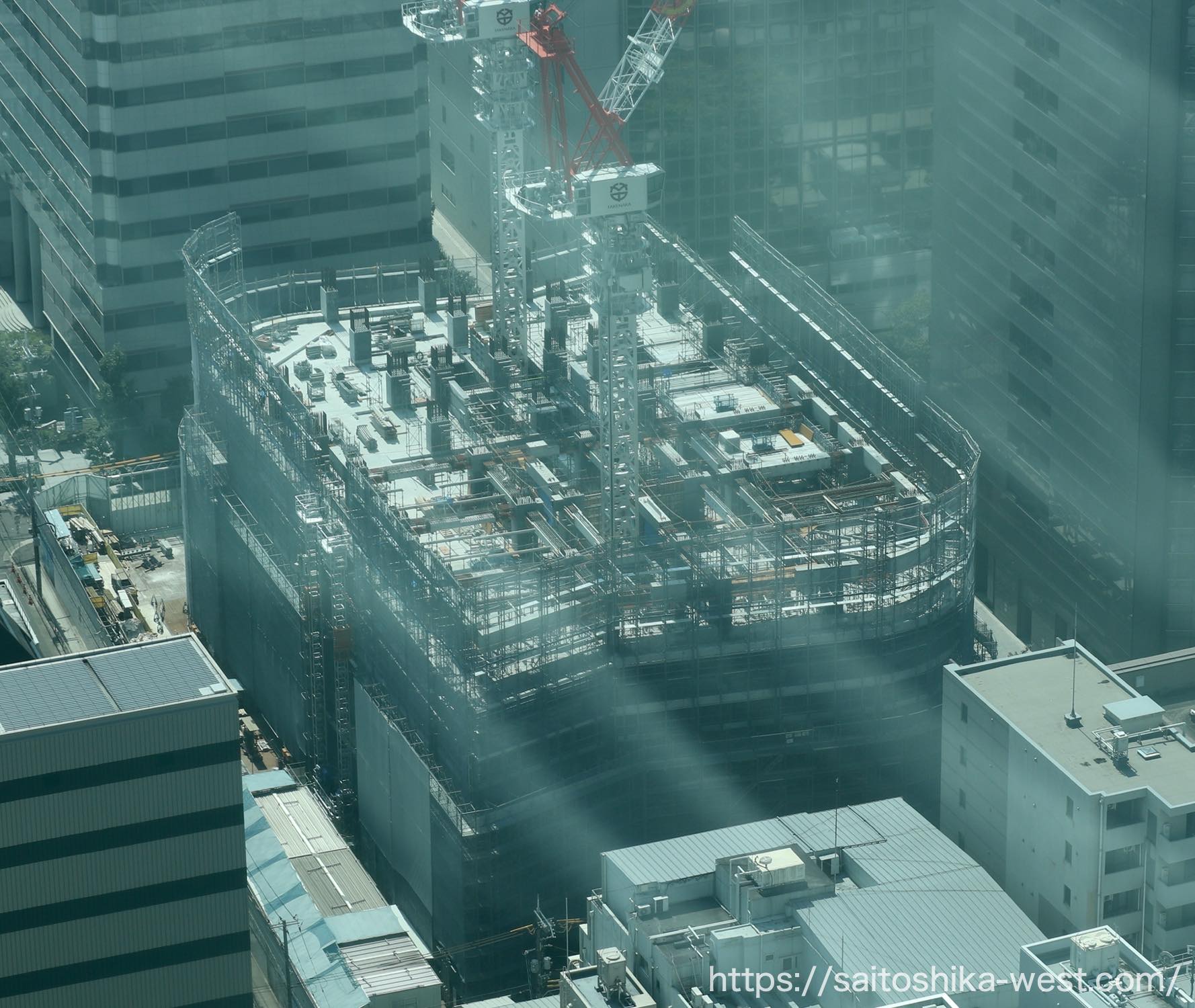 Brillia Tower 堂島（ONE DOJIMA PROJECT/フォーシーズンズホテル大阪）建設工事の最新状況 22.10【2024年 ...