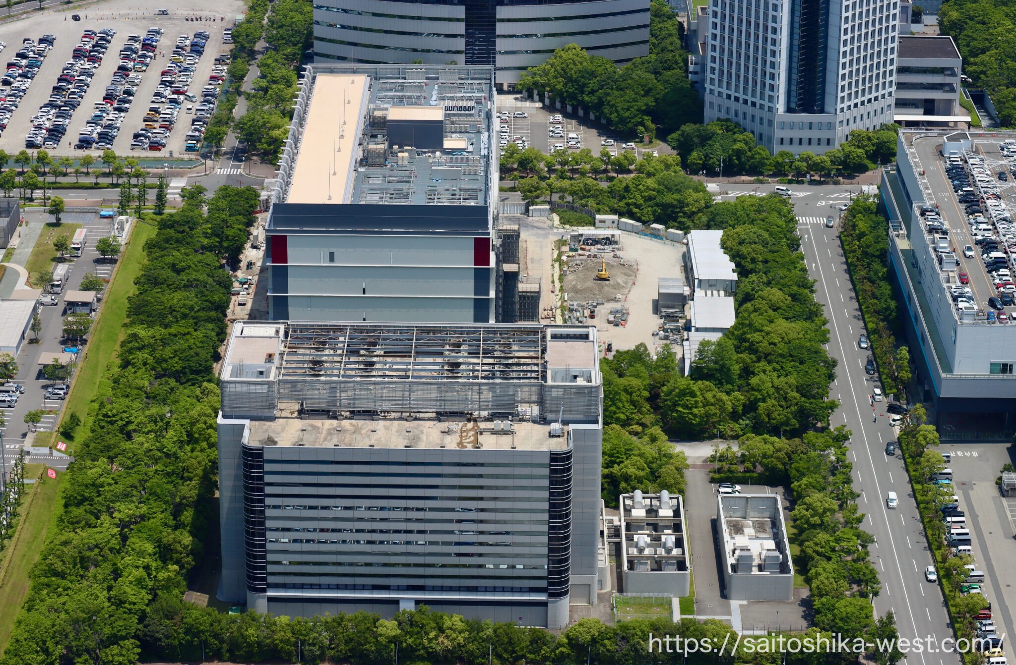 「ESRコスモスクエアOS1」（仮称）ESR南港データセンター新築工事の最新状況 24.05【2024年5月竣工】 | Re-urbanization -再都市化-