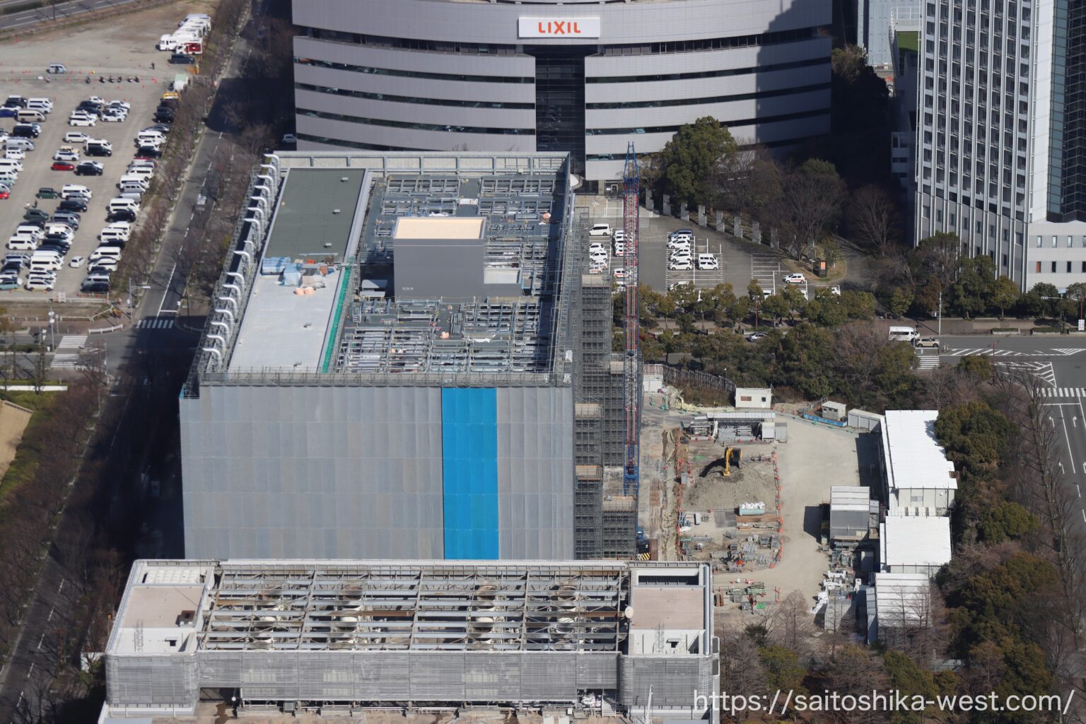 「ESRコスモスクエアOS1」（仮称）ESR南港データセンター新築工事の最新状況 24.05【2024年5月竣工】 | Re-urbanization -再都市化-